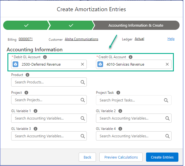 Amortize Revenue for a Billing – Accounting Seed Knowledge Base